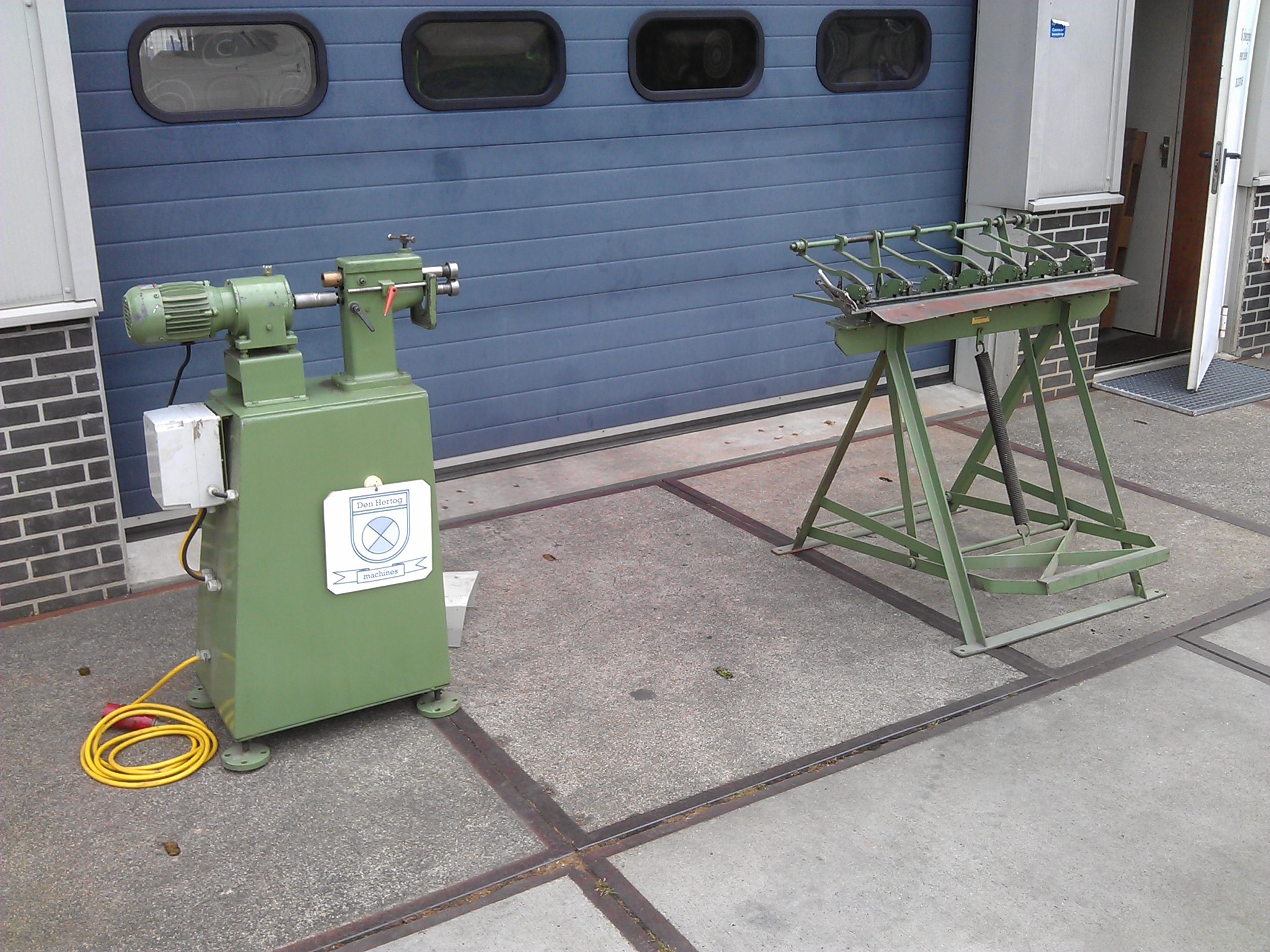 DEN HERTOG MACHINES BV te Rhenen, JORG voormachine gebruikte machines ...